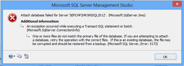 Looking to Fix SQL Error 5173? Check out here